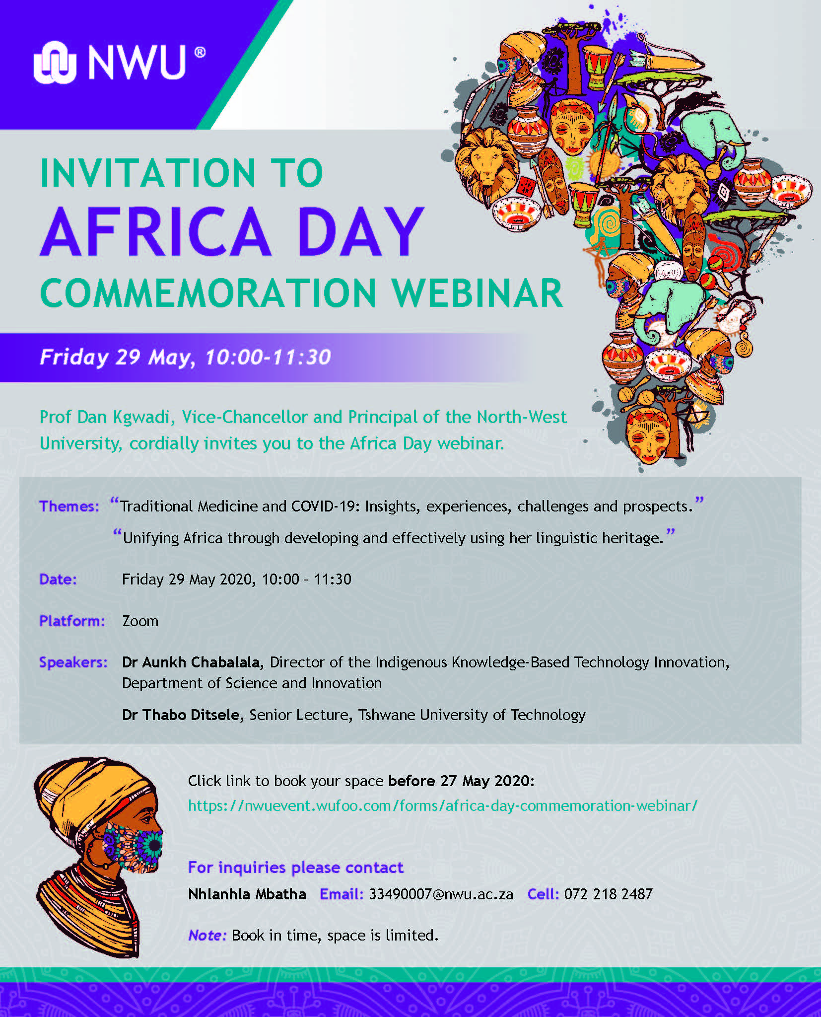 NWU to host virtual Africa Day event | news.nwu.ac.za